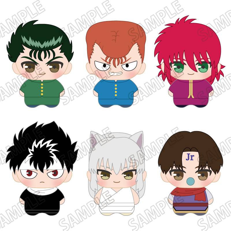 Yu Yu Hakusho: Mini Charm Plush Mascot (6 Packs Box) [Medicos ...