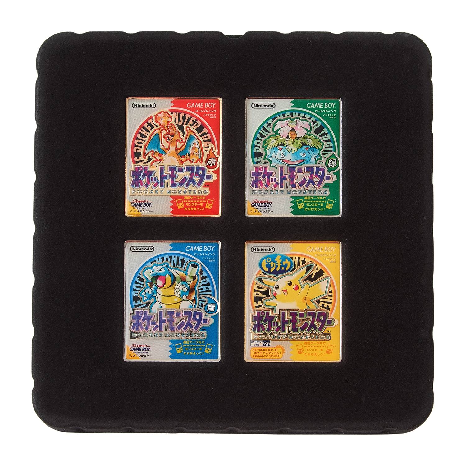 Pokémon: Pokémon Red Green Blue and Yellow - Package Pins (Set of 4 ...