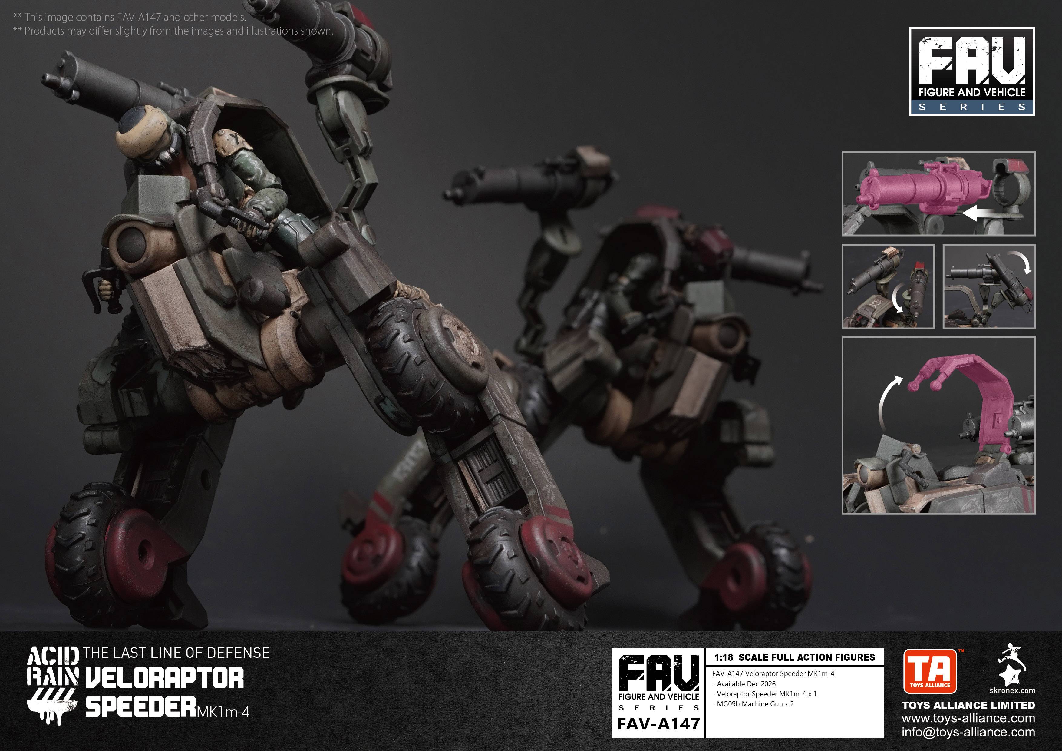 Acid Rain: Veloraptor Speeder MK1m-4 1/18 (FAV-A147) [Toys Alliance ...