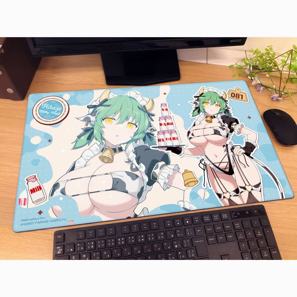 Shinobi Master Senran Kagura: Hikage - Milky Maid Ver. Rubber Desk Mat ...