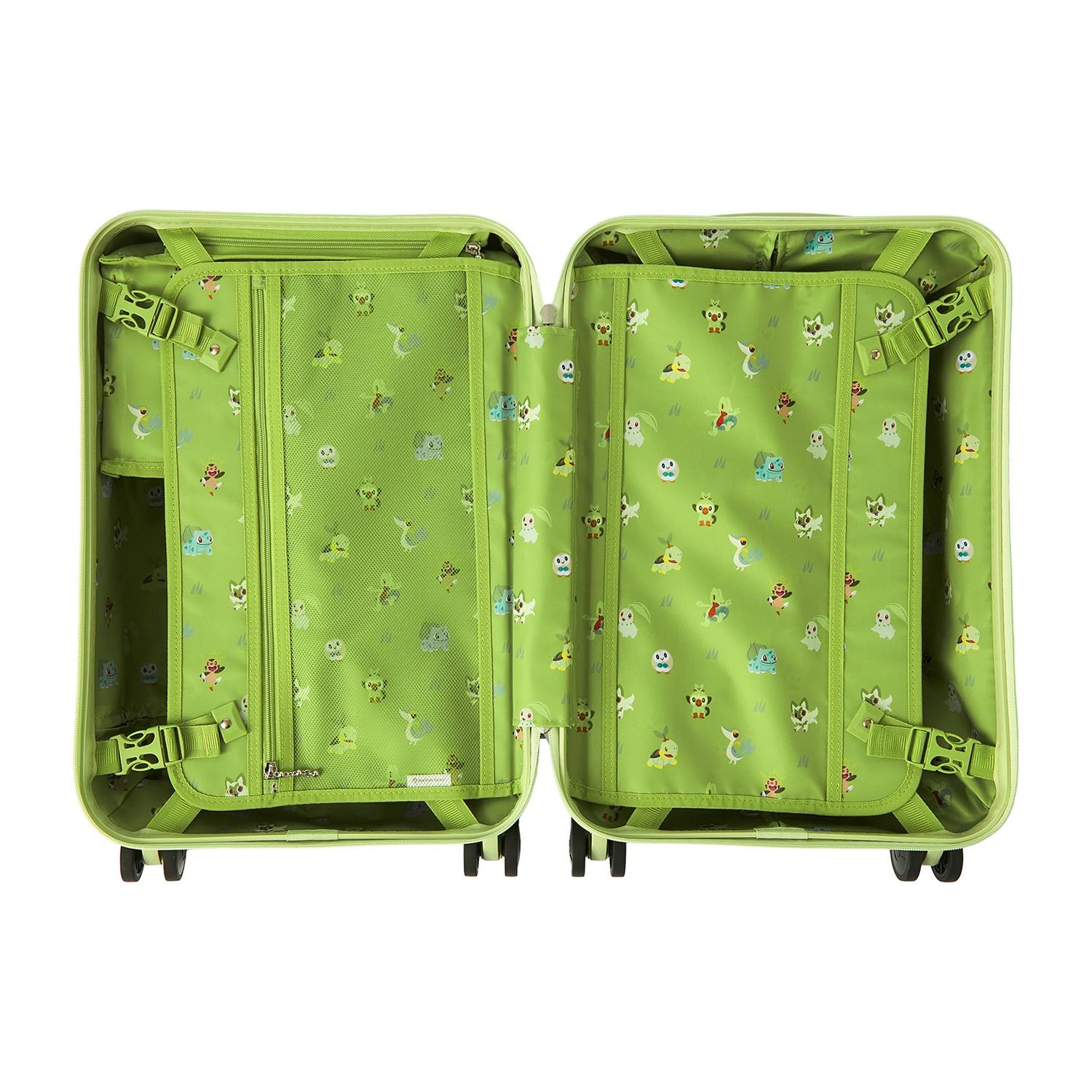 Pokémon: Front-Opening Carry-on Suitcase - Grass Type Pokémon (Limited ...